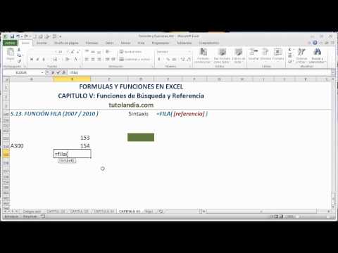 Descubre Cómo Usar La Función FILA En Excel: Fórmula, Sintaxis Y ...