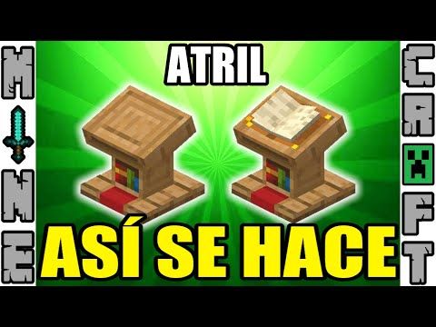Crea Tu Propio Atril En Minecraft Y Organiza Tus Libros De Forma Fácil ...
